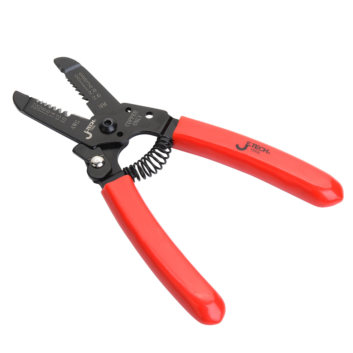 Jetech 6 Inch Wire Stripper, Pro Electricians Tool with Integrated Wire ...